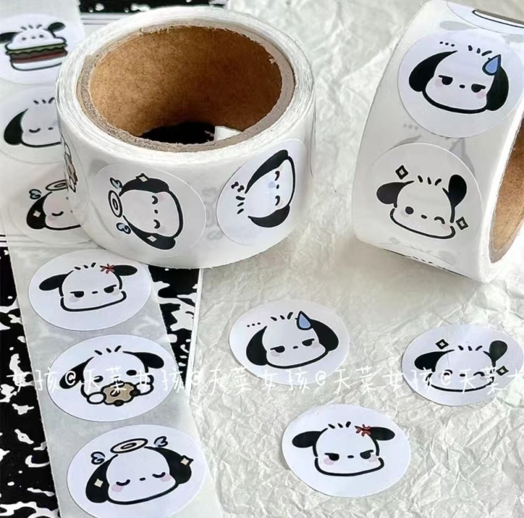 Pochacco stickers (Set 3), Hobbies & Toys, Stationery & Craft, Other ...