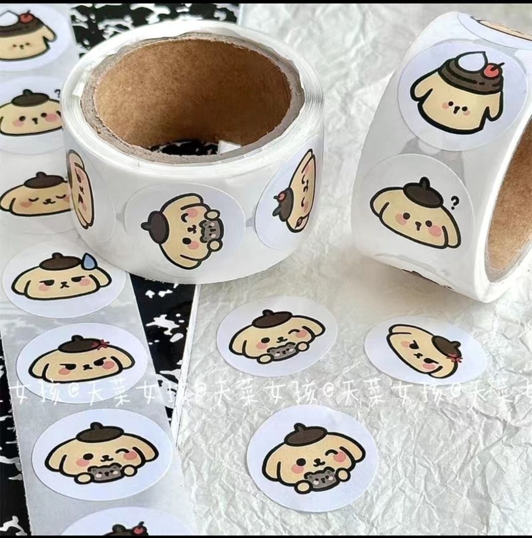 Pompompurin Stickers (Set 4), Hobbies & Toys, Stationery & Craft, Other ...