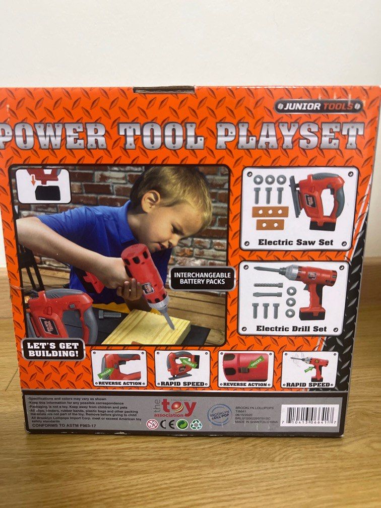 Power Tool Playset, Hobbies & Toys, Toys & Games on Carousell