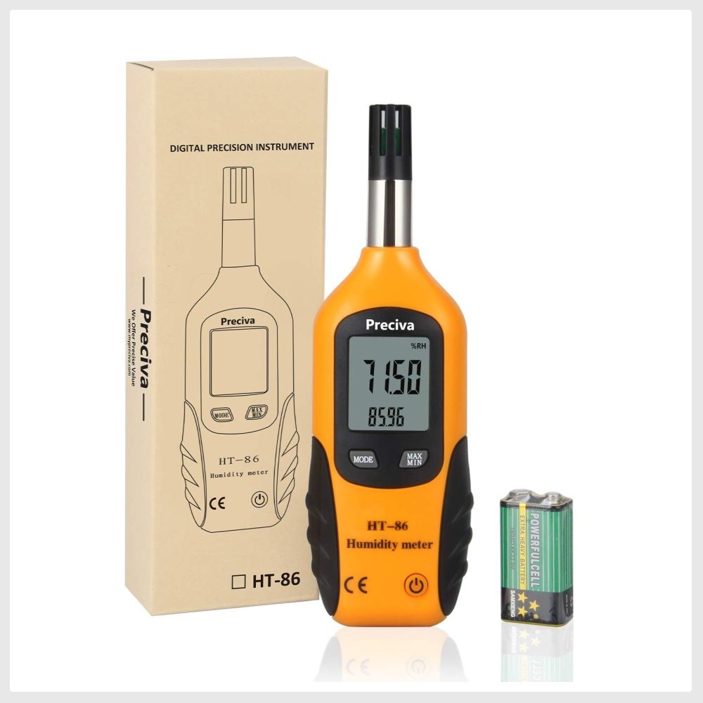 [sg stock] Preciva Digital Psychrometer Thermo-Hygrometer, LCD Mini ...