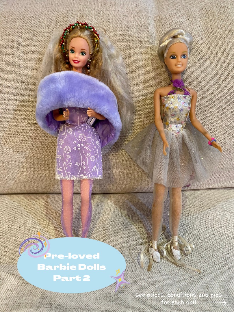 Pre-loved Barbie dolls Part 2 (swipe left to see more details and ...
