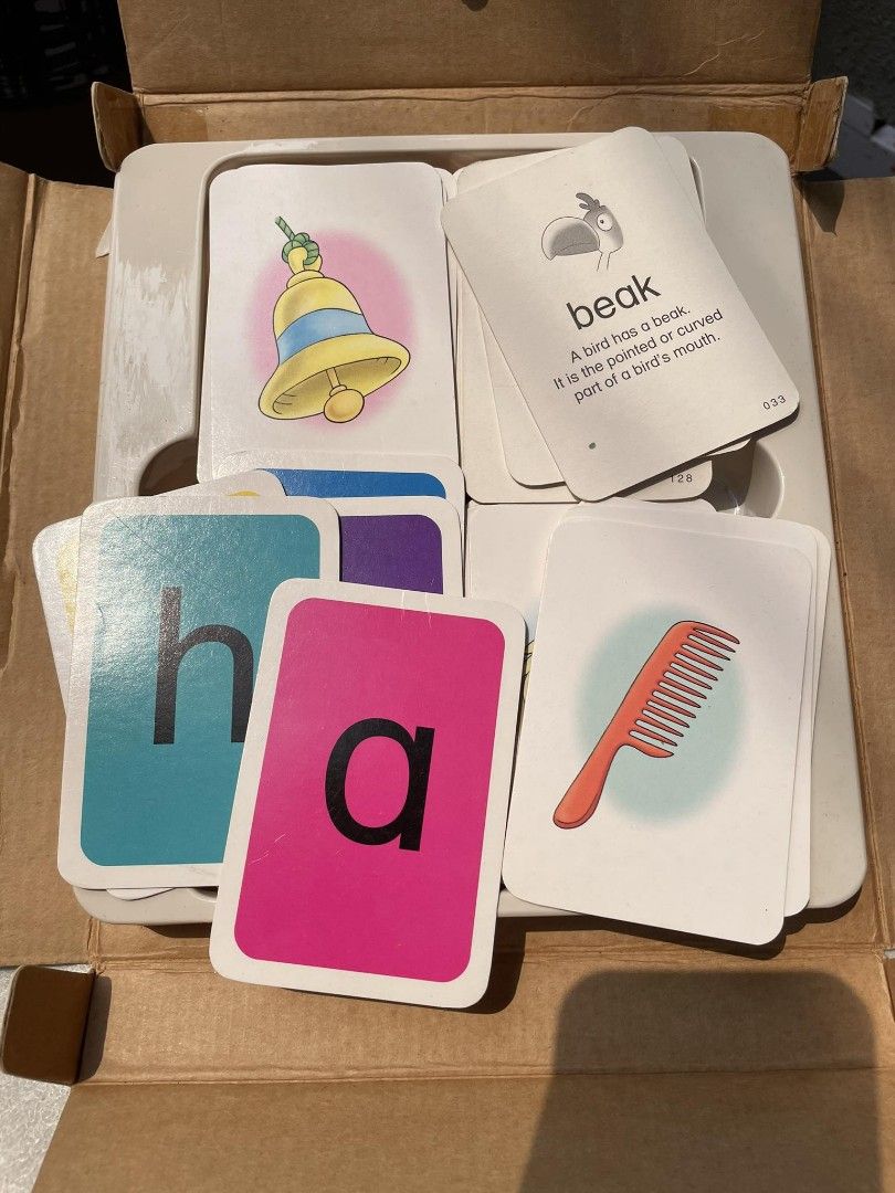 Pre-loved flash cards, Hobbies & Toys, Toys & Games on Carousell