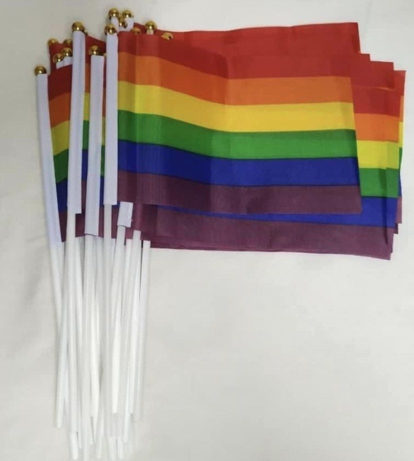 PRIDE/RAINBOW FLAGLETS & FLAG, Hobbies & Toys, Stationary & Craft ...