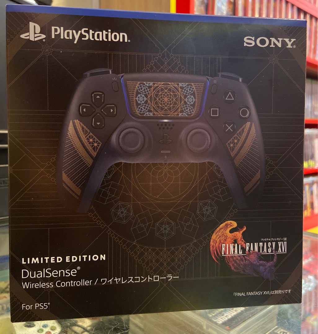 PS5 Dualsense Final Fantasy XVI 16 Limited Edition Wireless Controller, Video Gaming, Gaming ...