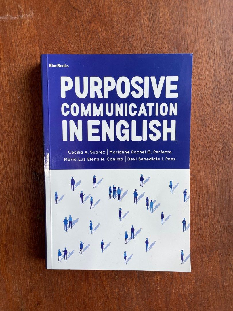 Purposive Communication in English, Hobbies & Toys, Books & Magazines ...
