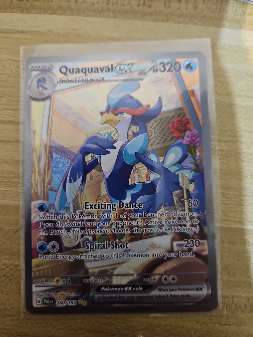 Quaquaval ex SIR Paldea Evolved 260/193, Hobbies & Toys, Toys & Games ...