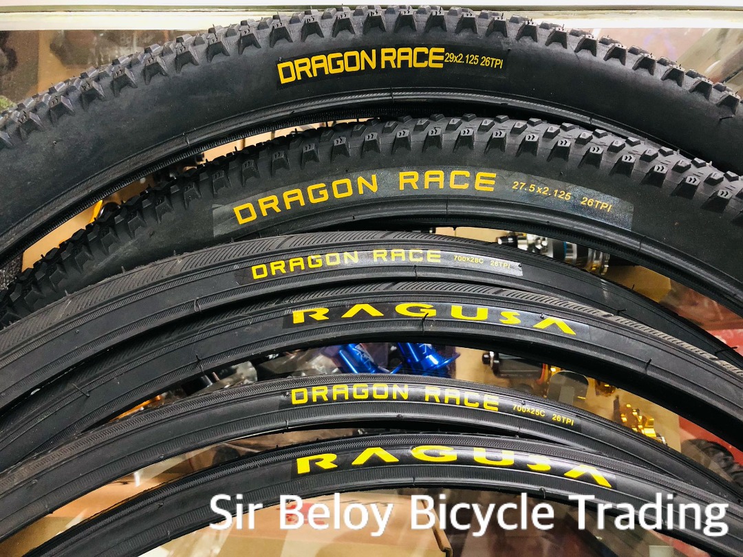 RAGUSA Dragon Race Tire 700c 26er 27.5 29er Slick Tire MTB Mountain ...