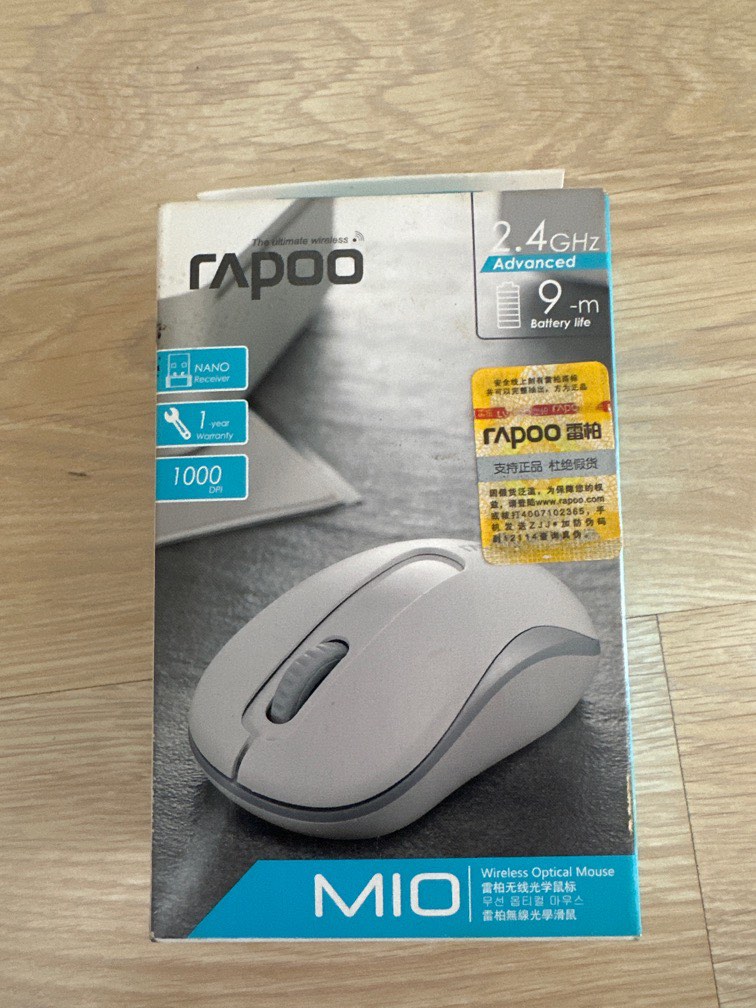 Rapoo Wireless Mouse Computers And Tech Parts And Accessories Mouse And Mousepads On Carousell