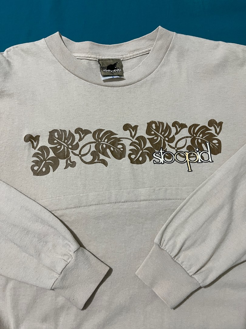 RARE Vintage 90’s Stoopid Long Sleeves, Men's Fashion, Tops & Sets ...