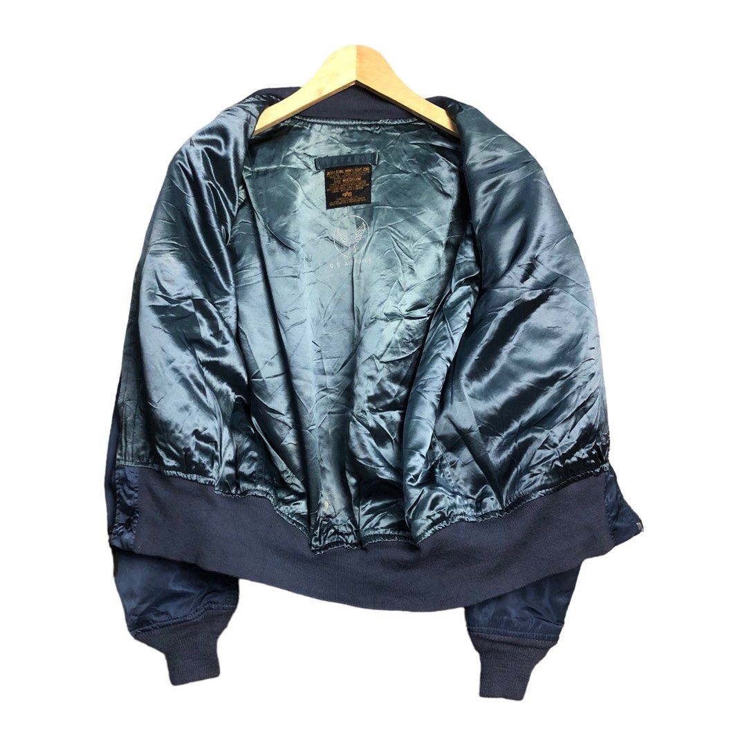 Rare Vintage Alpha Industries L2A Flight Bomber Jacket, Fesyen Pria ...
