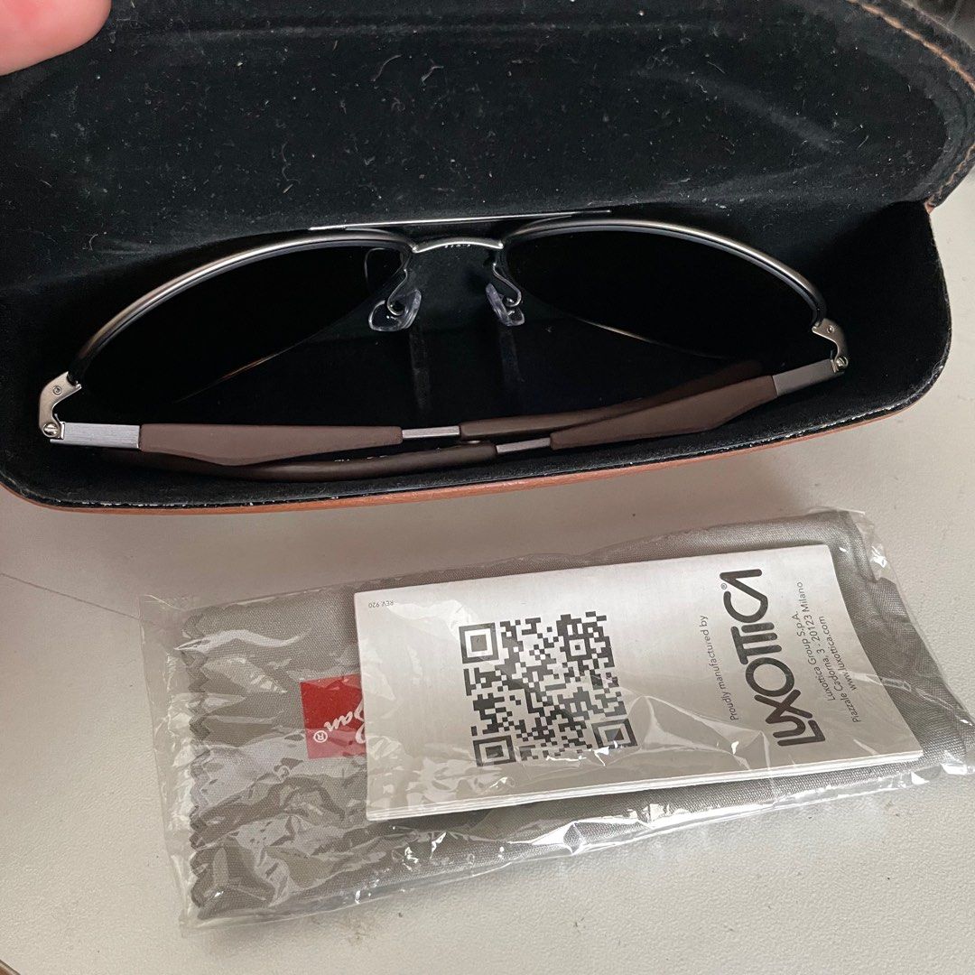 Ray Ban RB 3519 Matte Gunmetal Frame Brown Lenses Pilot Sunglasses ...