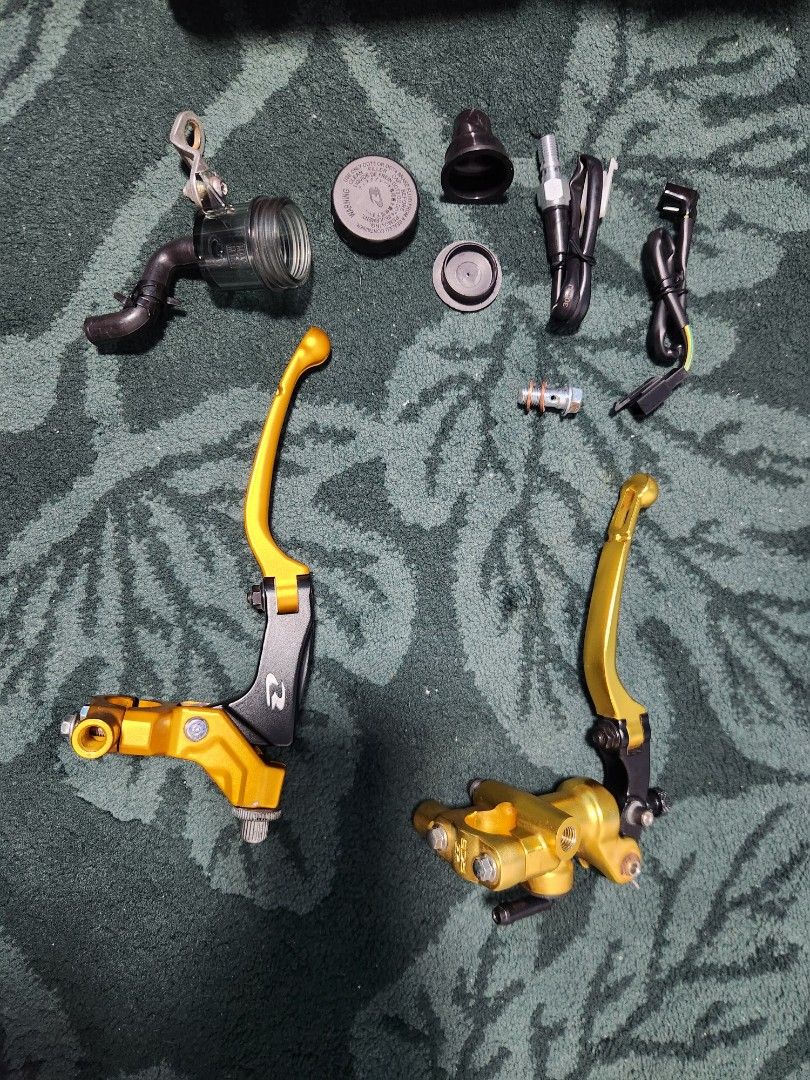 RCB FORGED S1 MASTER BRAKE PUMP 14mm with RCB CLUTCH LEVER SET ...