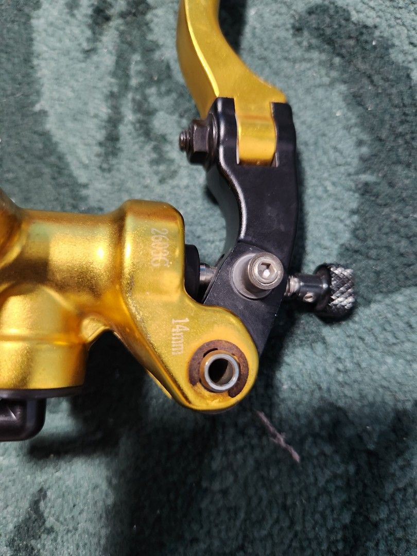 RCB FORGED S1 MASTER BRAKE PUMP 14mm with RCB CLUTCH LEVER SET ...