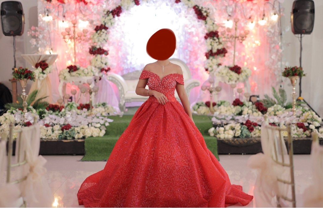Red Debut Gown for Sale on Carousell
