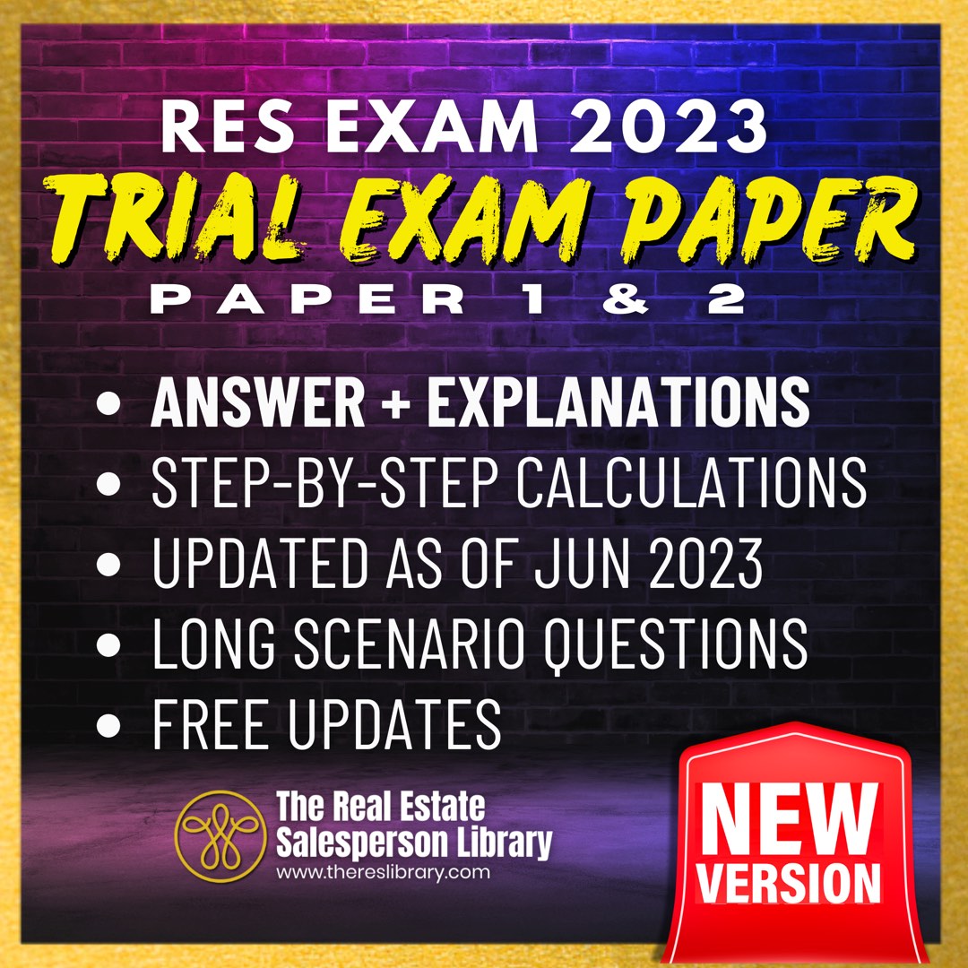 RES Exam Paper for Paper 1 & 2. Q&A with Answer Explanation and ...