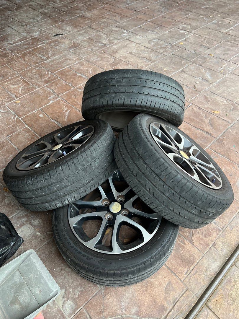 Rim Myvi G3 + Tayar, Auto Accessories on Carousell