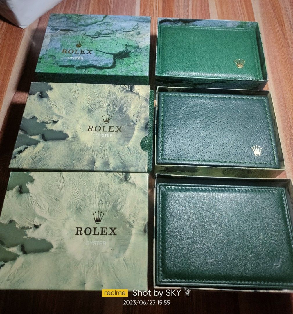 ROLEX vintage box 80s 90s, Luxury, Watches on Carousell
