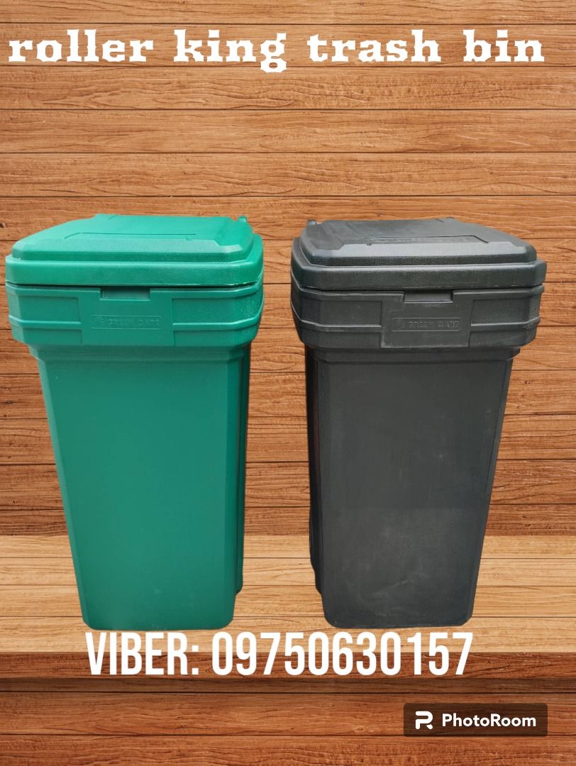 ROLLER KING TRASH BIN, Furniture & Home Living, Cleaning & Homecare ...