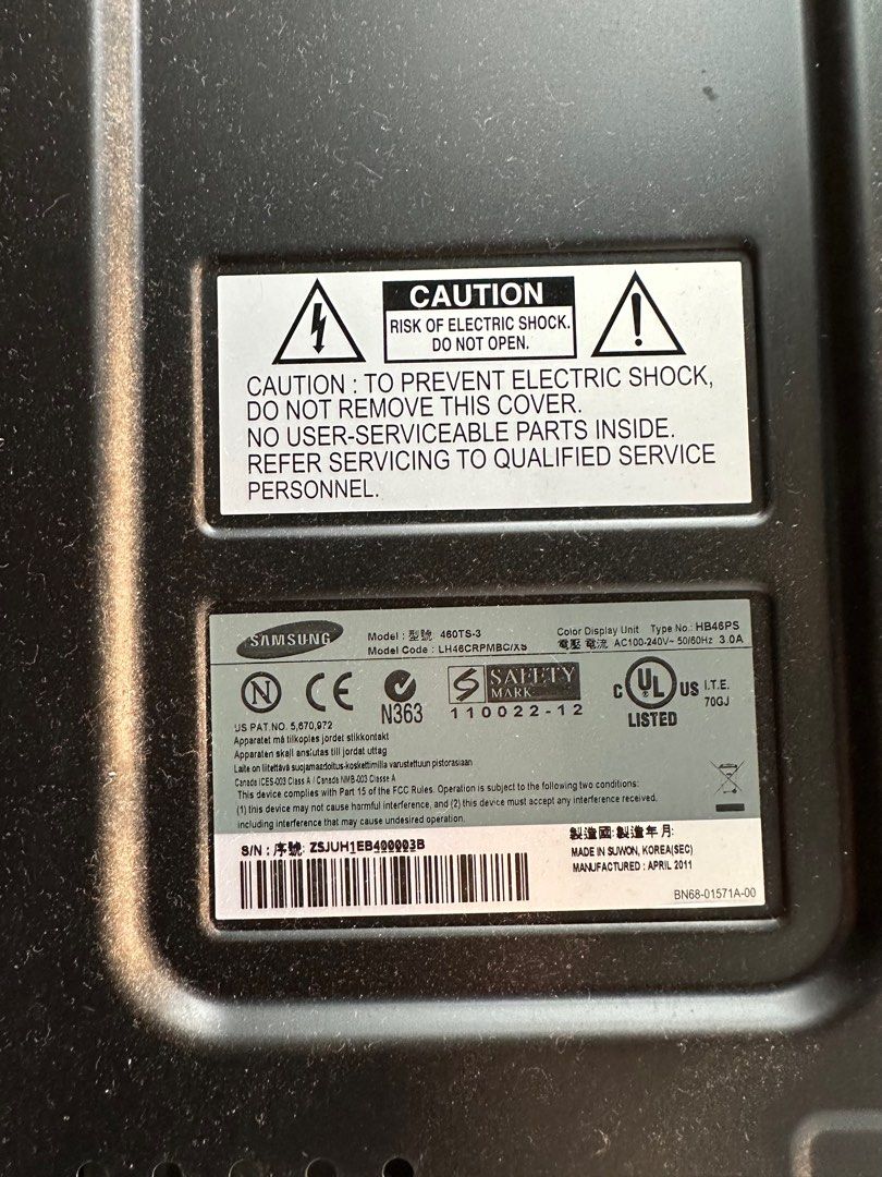 Samsung Display Panel, TV & Home Appliances, TV & Entertainment, TV on ...