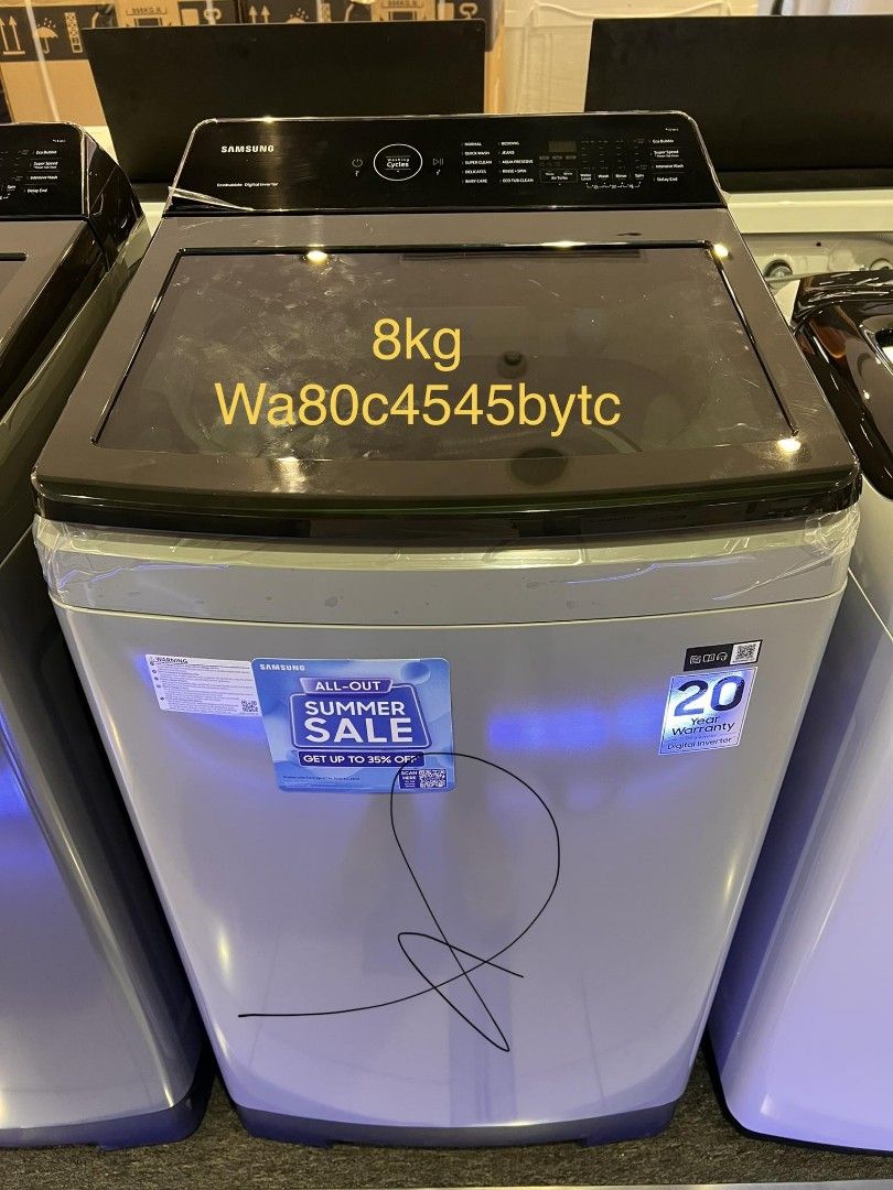 SAMSUNG TOPLOAD FULLY AUTOMATIC WASHING MACHINE INVERTER TYPE, TV ...