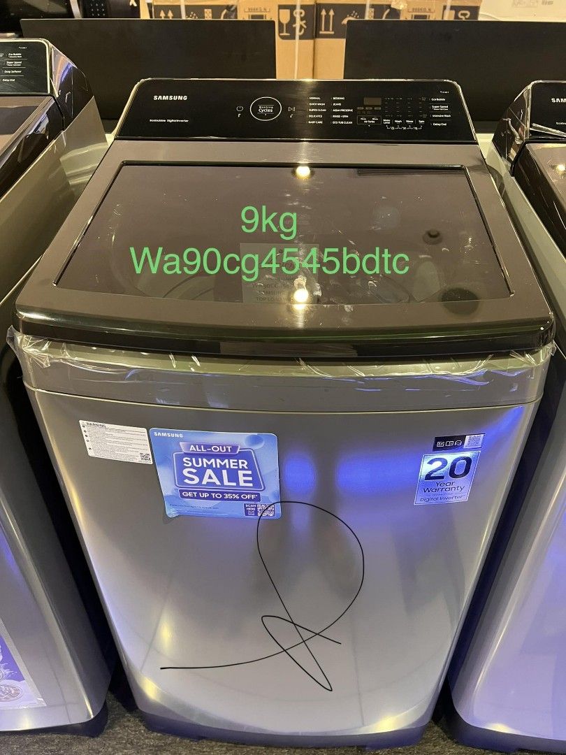 SAMSUNG TOPLOAD FULLY AUTOMATIC WASHING MACHINE INVERTER TYPE, TV & Home Appliances, Washing ...