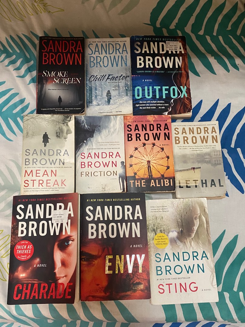 Sandra Brown books, Hobbies & Toys, Books & Magazines, Fiction & Non ...