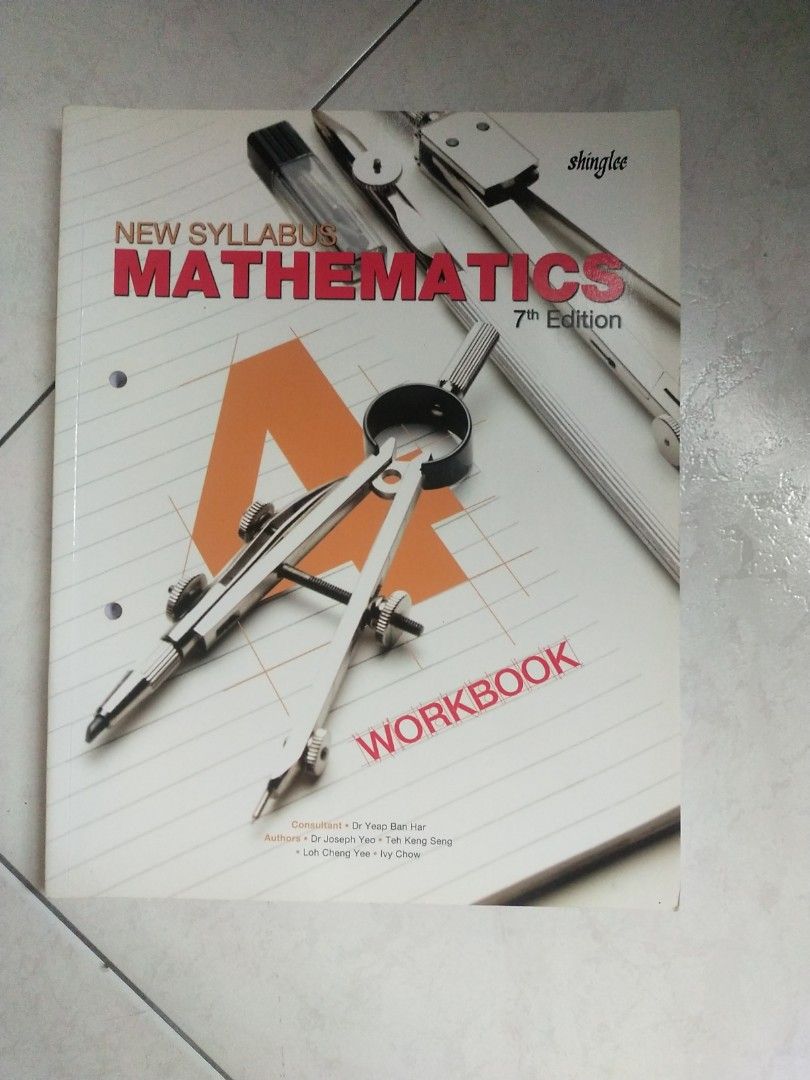 Secondary 4 Math Workbook Shinglee New Syllabus Mathematics 7th Edition ...