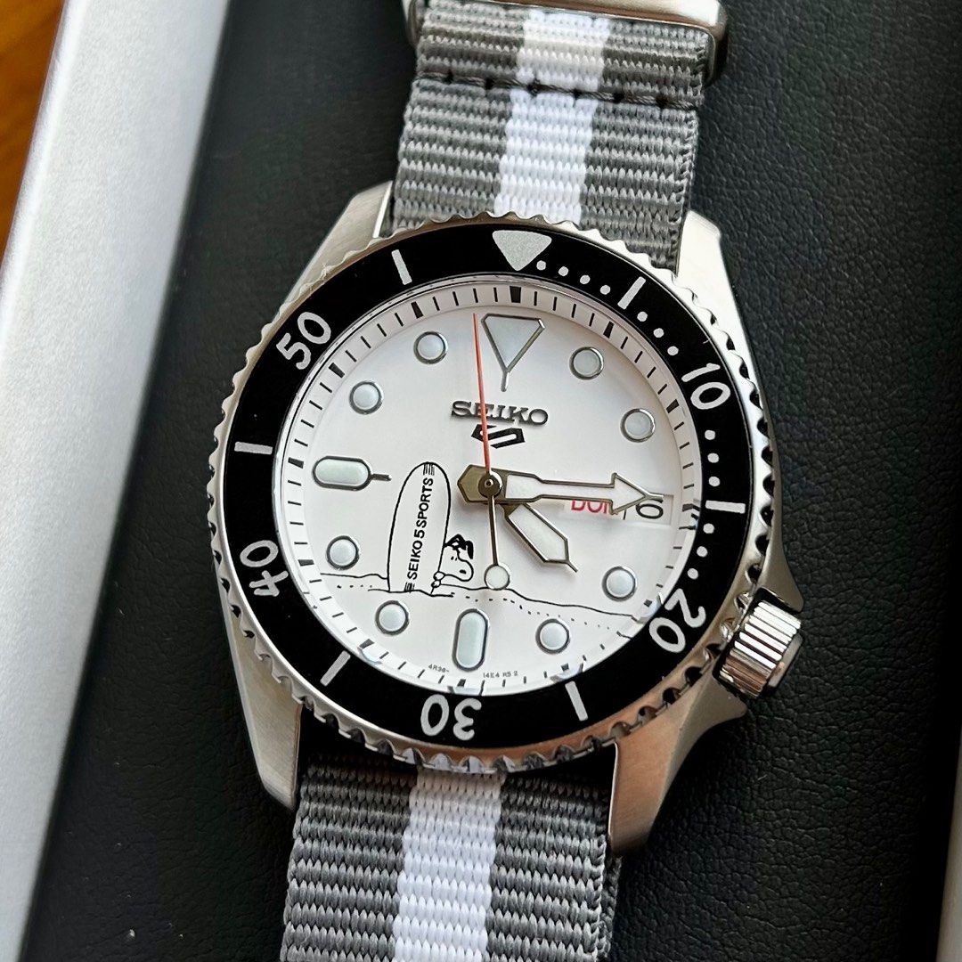 Seiko 5 Sports Snoopy Limited Edition, Luxury, Watches on Carousell