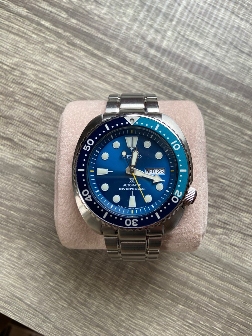 Seiko Limited Edition Blue Lagoon Turtle, Men's Fashion, Watches ...