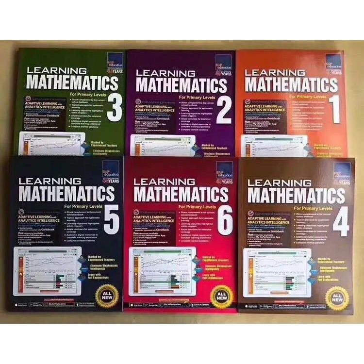 [SG Free Mail] Learning Mathematics Primary 1 - 6 Math School Assessment Books - SAP Learning ...