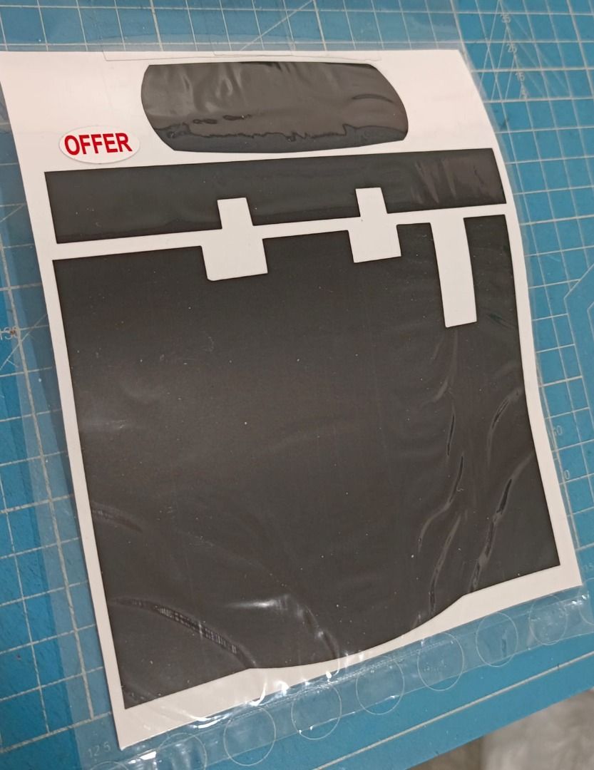 [Clearance] 3D Carbon Fiber Motorbike Slim IU Sticker. , Motorcycles ...