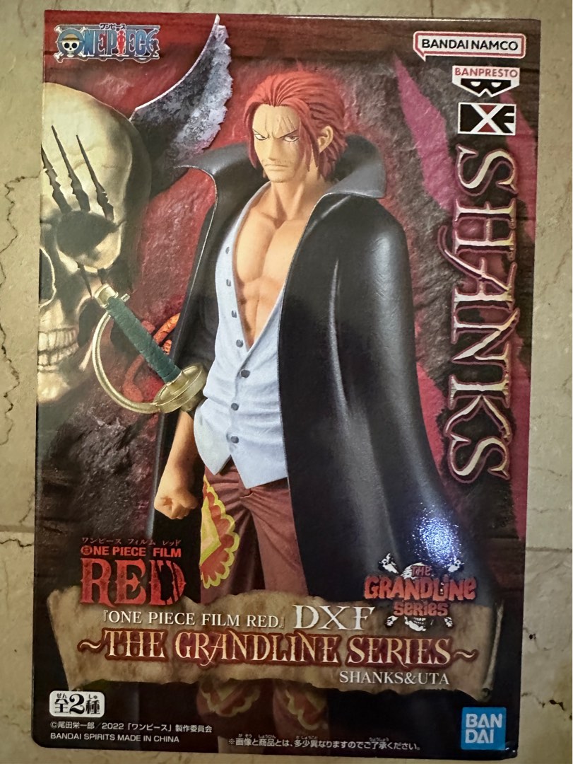 Shanks One Piece Film Red Bandai Figure on Carousell