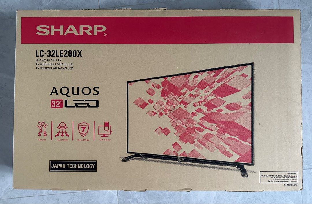 Sharp AQUOS 32 LED TV (BNIB), TV & Home Appliances, TV & Entertainment, TV on Carousell
