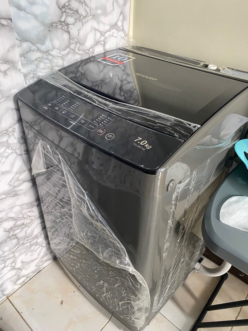 Sharp washing machine (automatic), TV & Home Appliances, Washing ...