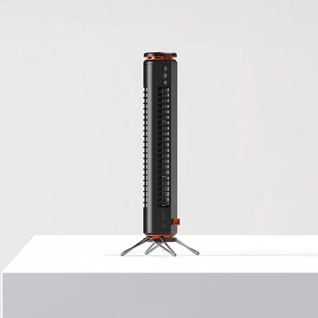 Sharper Image AXIS 12 12" Desktop Airbar Tower Fan with USB, Furniture ...