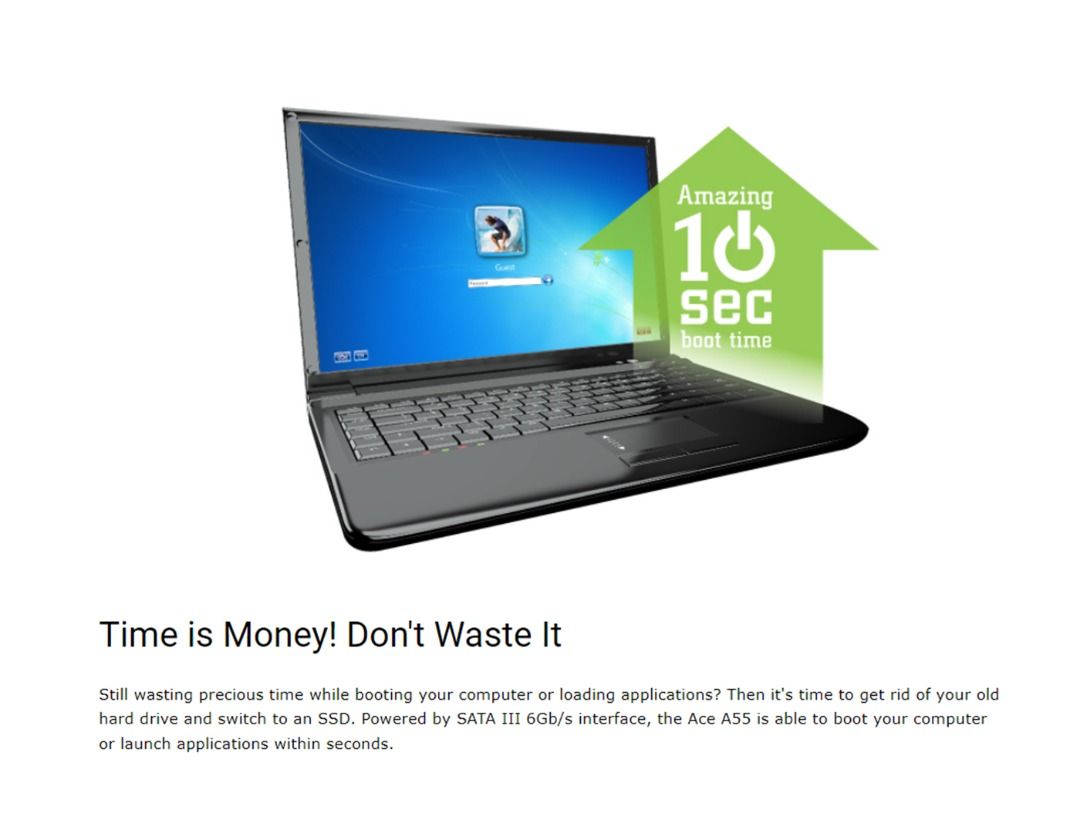 Silicon Power Ace A55 128GB 2.5 Inch SATA III SSD, 3D NAND with SLC Cache, Up to 560MB/s ...