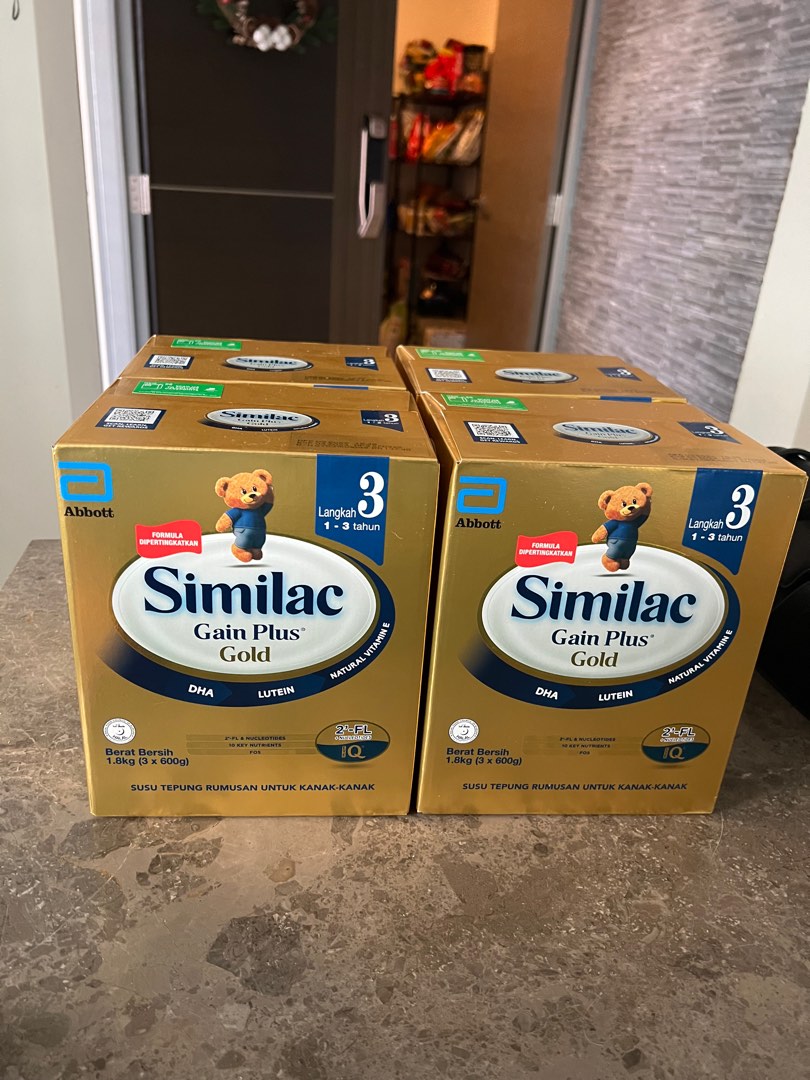 Similac Stage 3 Gain Plus Gold, Babies & Kids, Nursing & Feeding ...