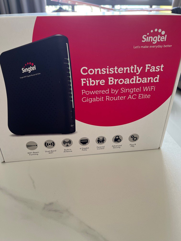 Singtel Router, Computers & Tech, Parts & Accessories, Networking on ...