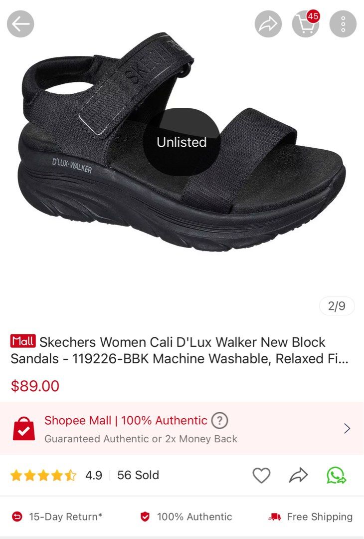 Skechers Women Cali D’Lux Walker, Women's Fashion, Footwear, Sandals on ...