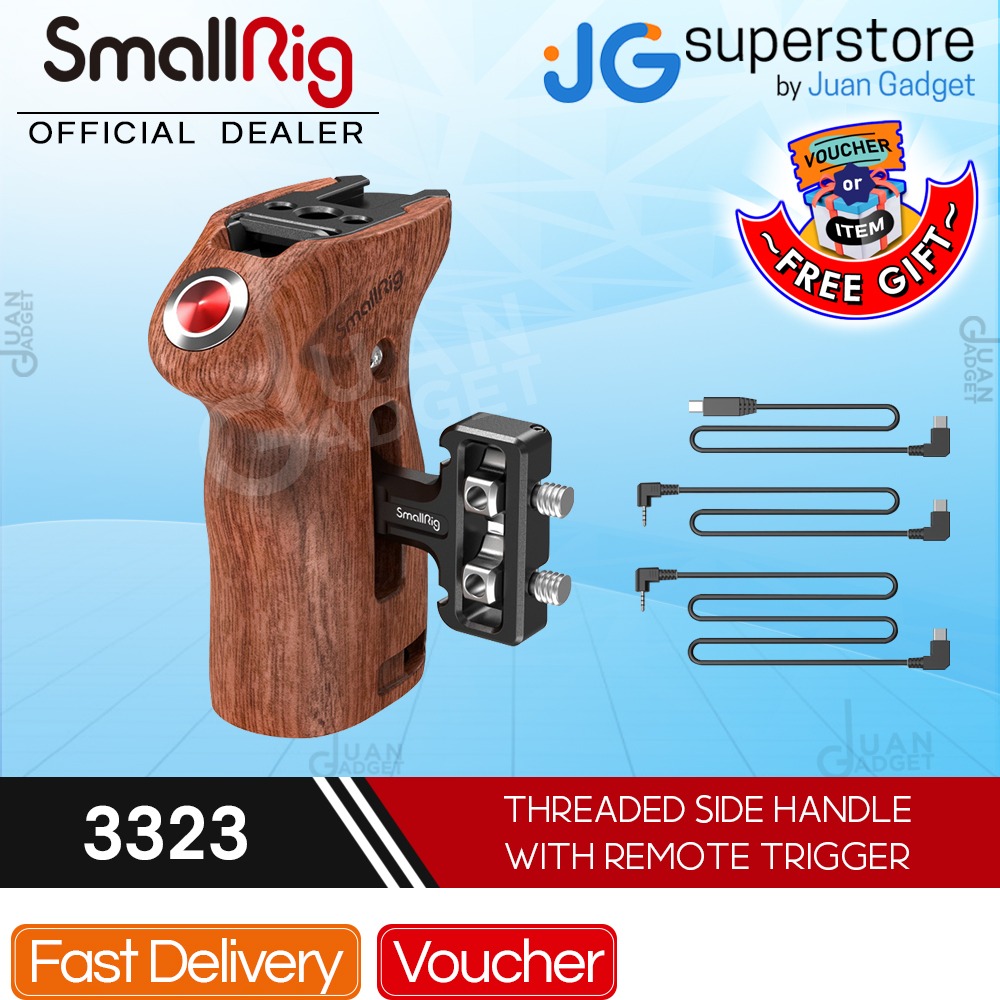 SmallRig Threaded Side Handle with Remote Trigger 3323 | JG Superstore ...