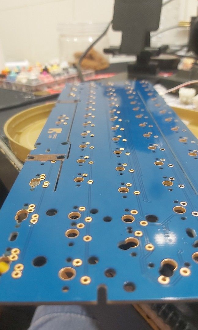 Soldering keyboard millmax rivets not hotswap, Computers & Tech, Parts ...