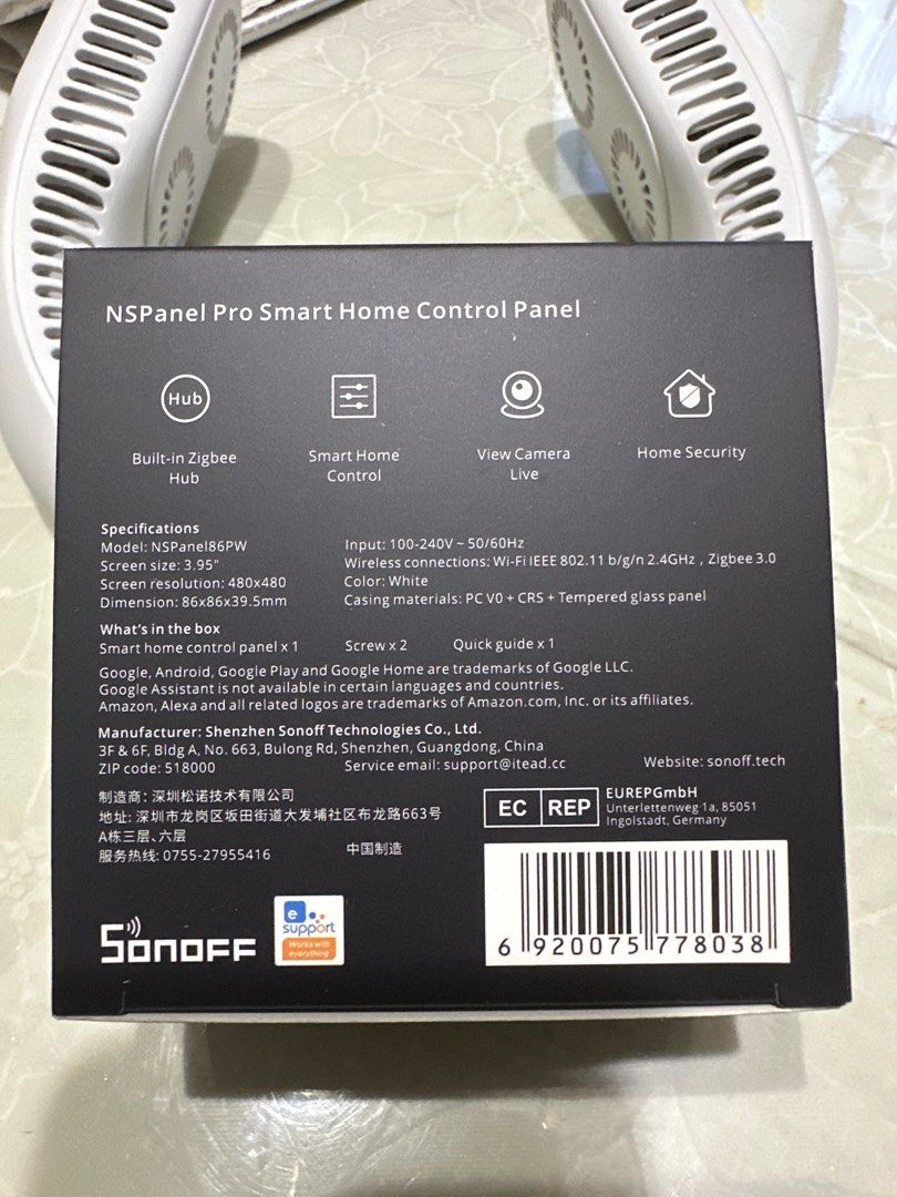 Sonoff NSPanel Pro, TV & Home Appliances, Electrical, Adaptors ...