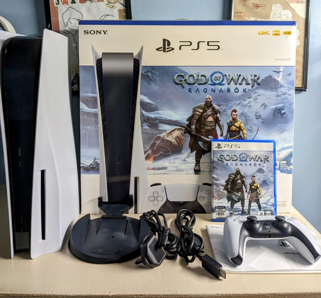Sony Playstation 5 / PS5 Disc Edition God of War Bundle with Receipt ...