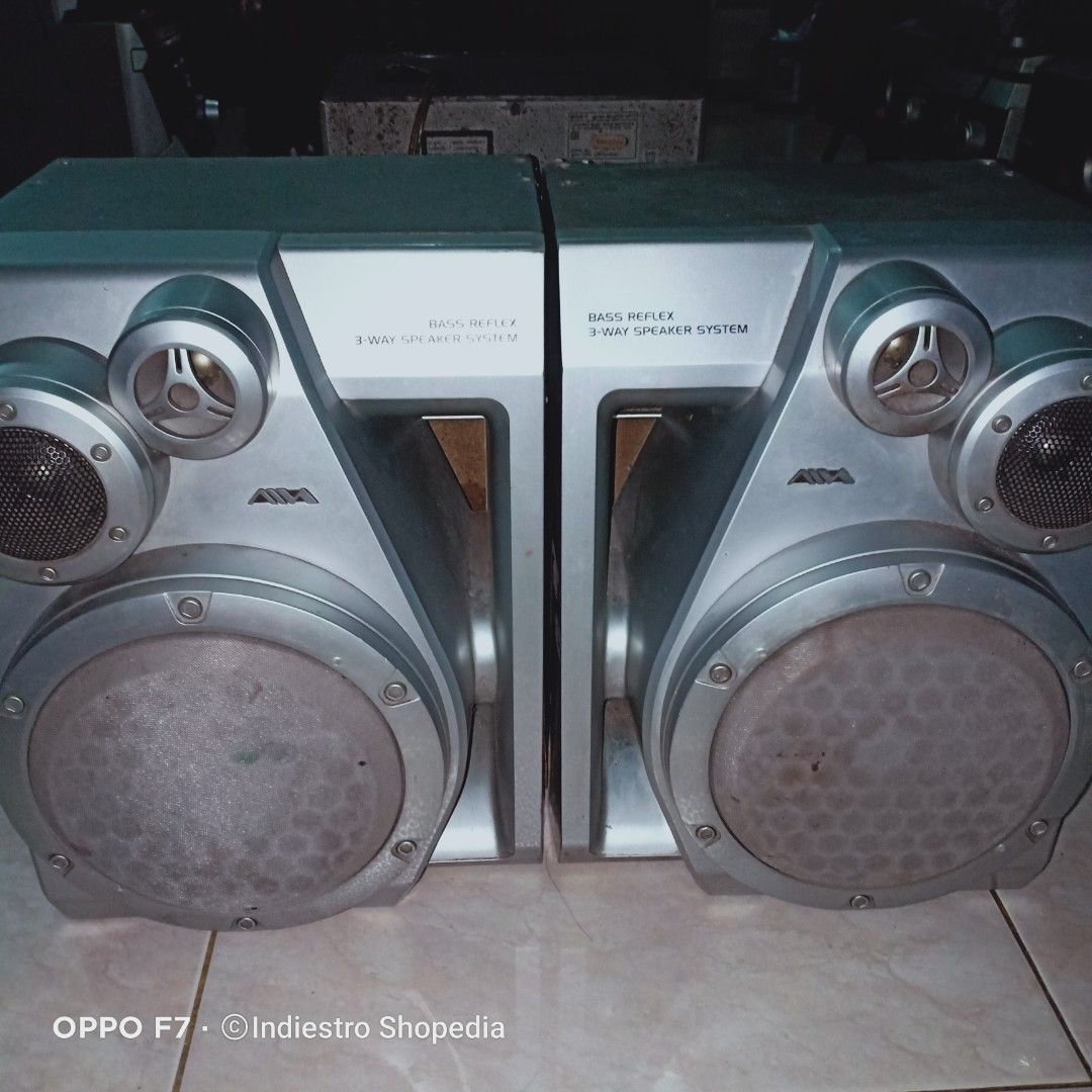 Speaker Pasif 3 Way Compo HIFI Sony Aiwa SX-JV1, Elektronik, Audio di ...