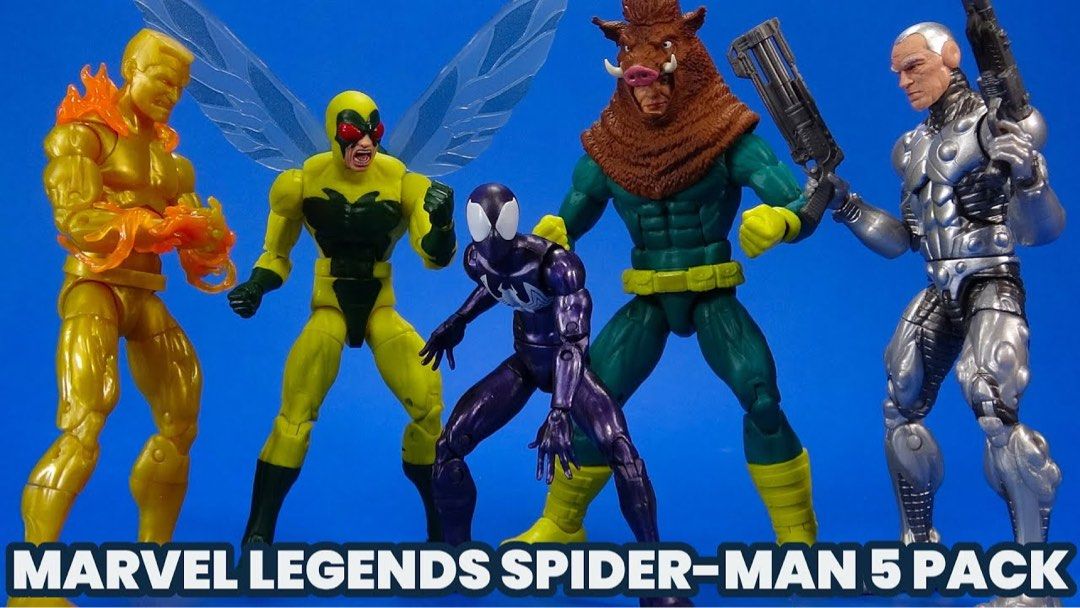 OMG! SPIDER-MAN 5-Pack, Hobbies & Toys, Toys & Games on Carousell