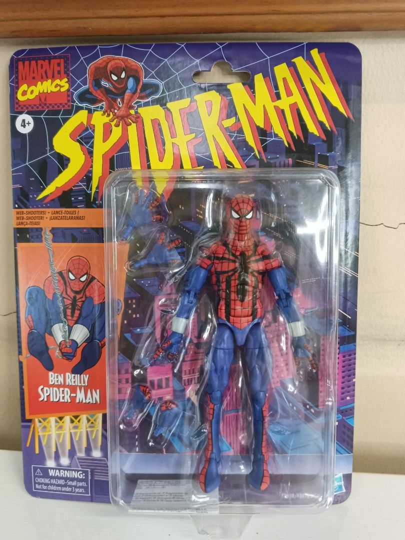 SPIDER-MAN Marvel Legends Retro Collection Ben Reilly 6" Scale ...