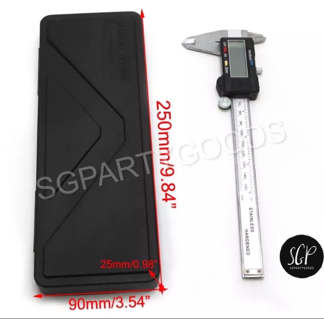 Stainless steel Digital vernier caliper 0.01mm, Furniture & Home Living ...