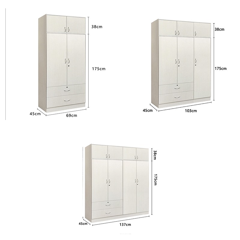 Student wardrobe Home bedroom Simple modern with drawer storage cabinet ...