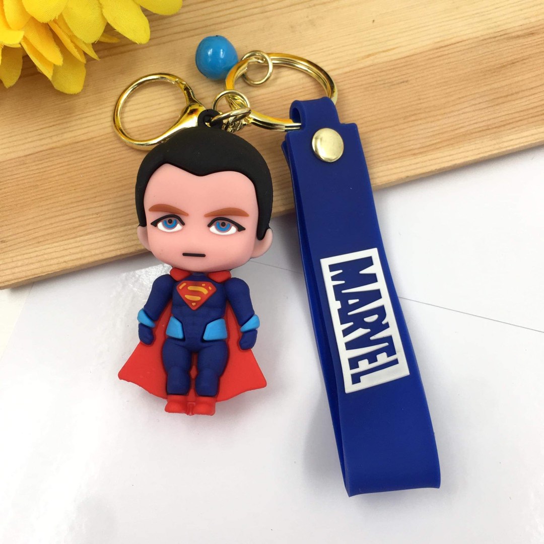SuperMan and Friends Keychain on Carousell