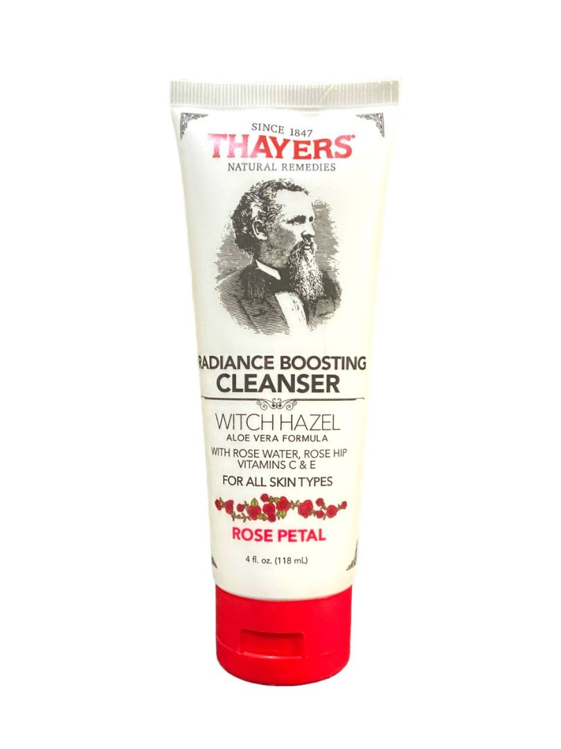 Thayers Rose Petal Radiance Boosting Cleanser with Vitamin C and Vitamin E 118mL, Beauty ...